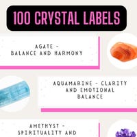700 Crystal Meaning Editable and Printable Cards With Images for ...