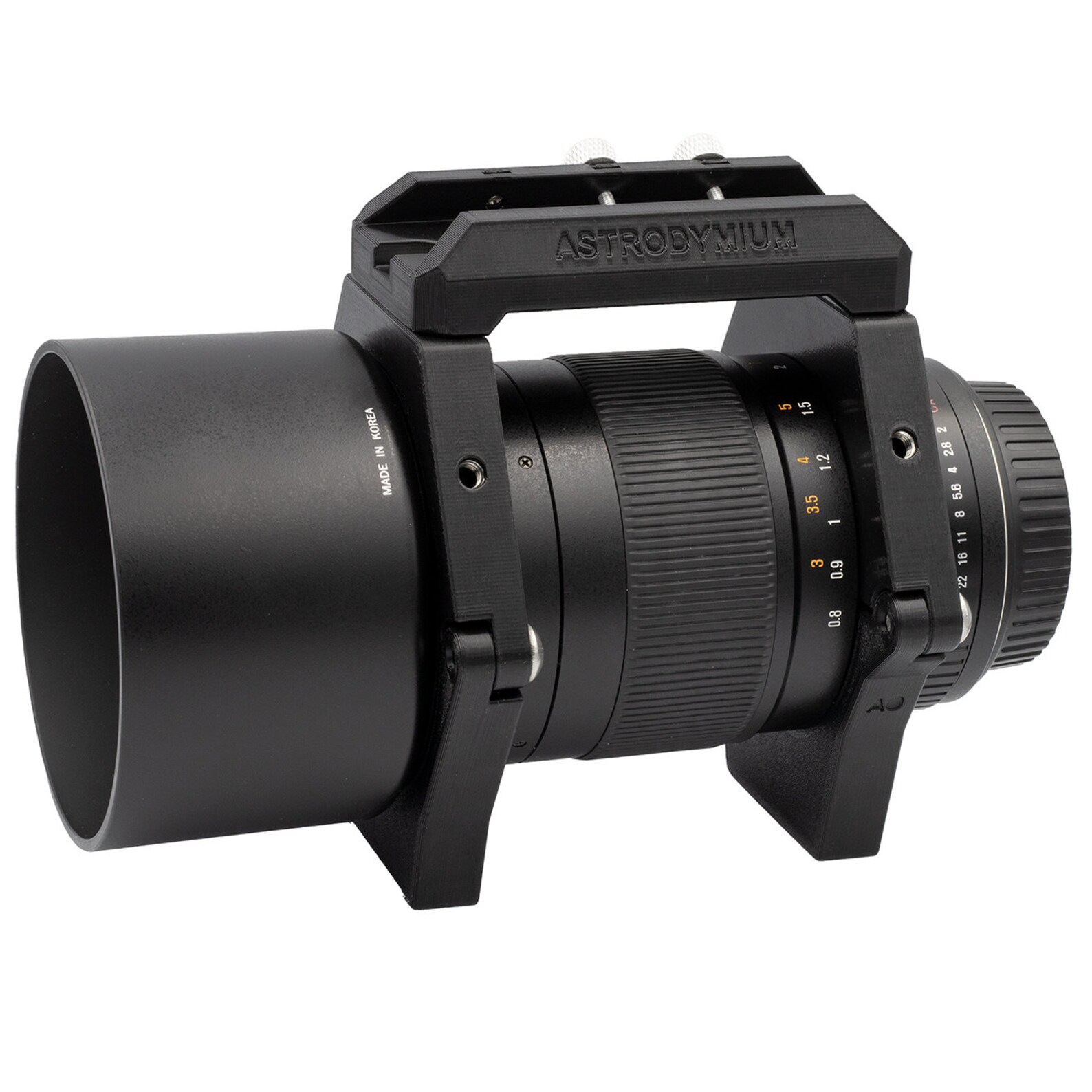 Astrodymium Ring System: ZWO ASIAIR & Guidescope Mount for Rokinon ...