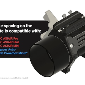 Astrodymium Ring System With ZWO EAF Bracket & ASIAIR Mount for Rokinon ...