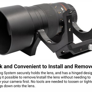 Astrodymium Ring System With ZWO EAF Bracket & ASIAIR Mount for Rokinon ...