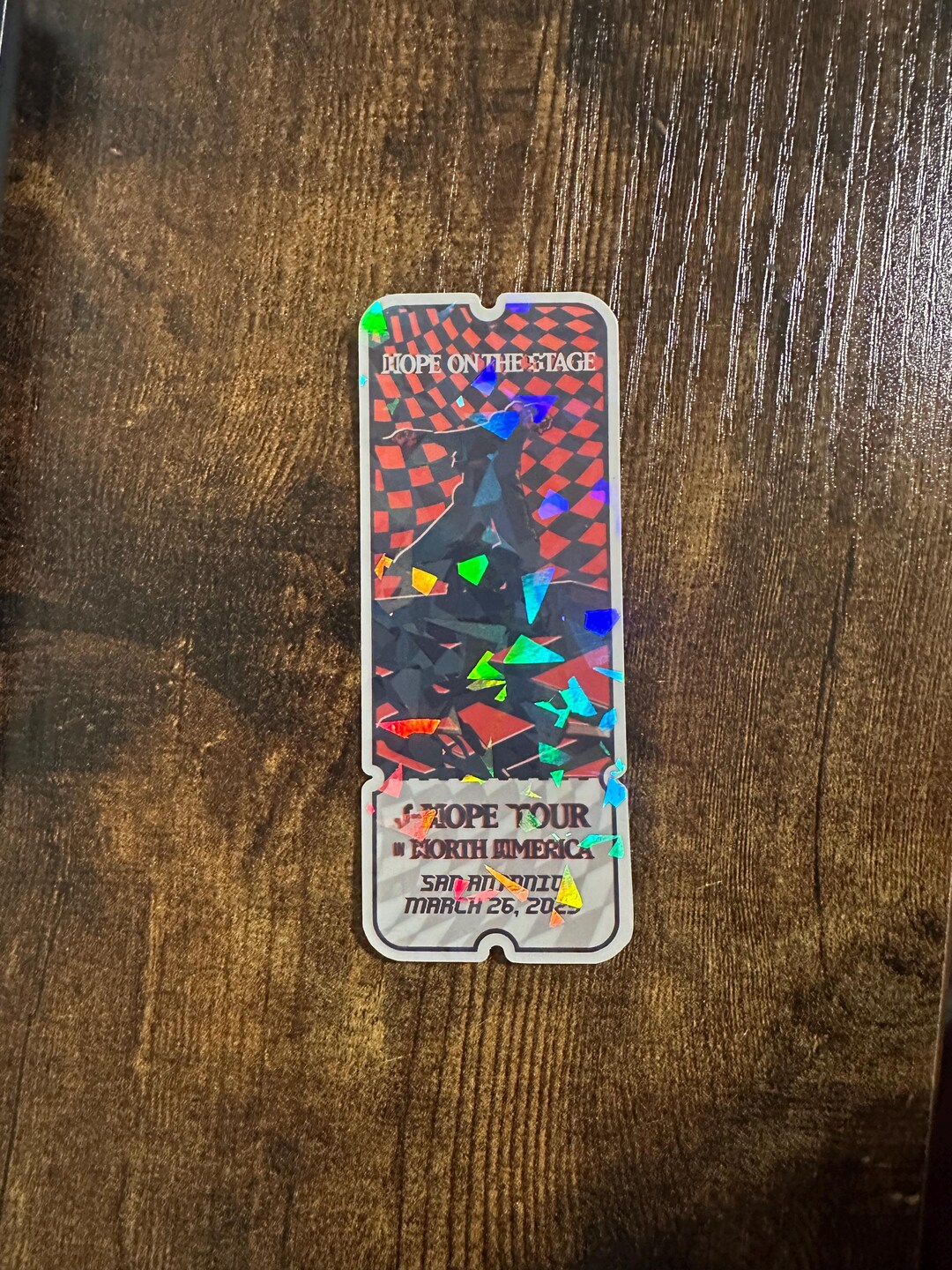 Hope on the Stage Holo Tour Ticket Sticker | Hand-drawn J-hope Concert ...