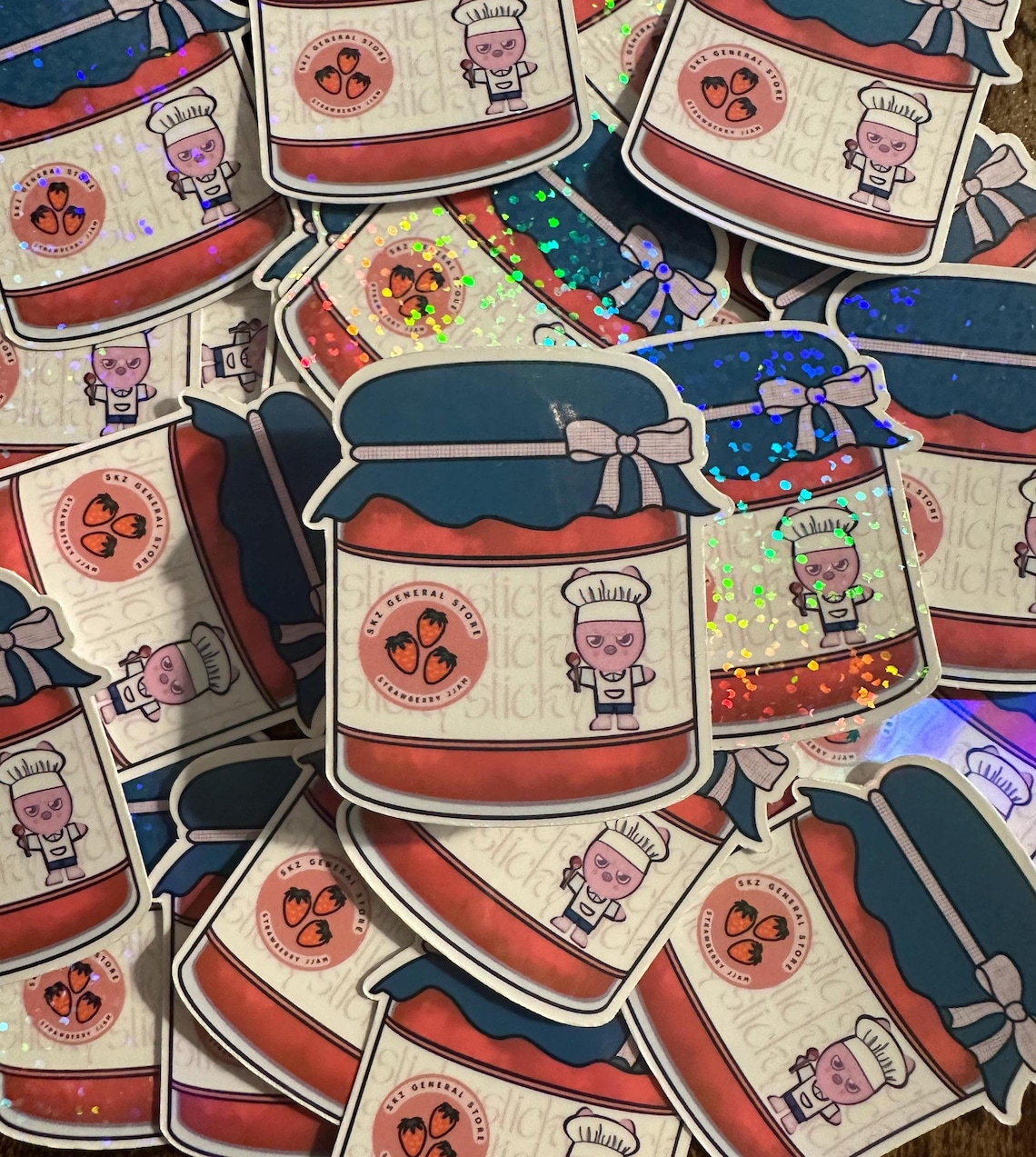 Dwaekki Strawberry JJAM Jar Sticker - Etsy