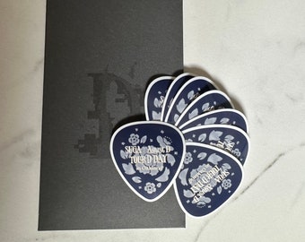 D-day Guitar Pick Sticker Set Agust D Tour Suga BTS - Etsy