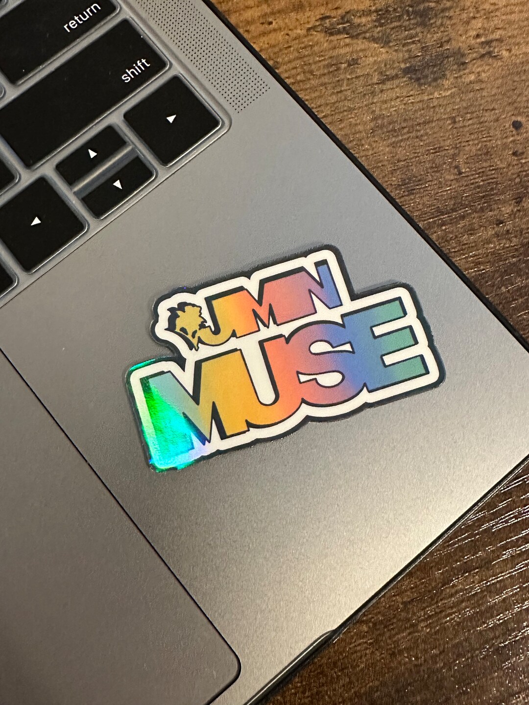 Jimin Muse Holographic Logo Sticker - Etsy