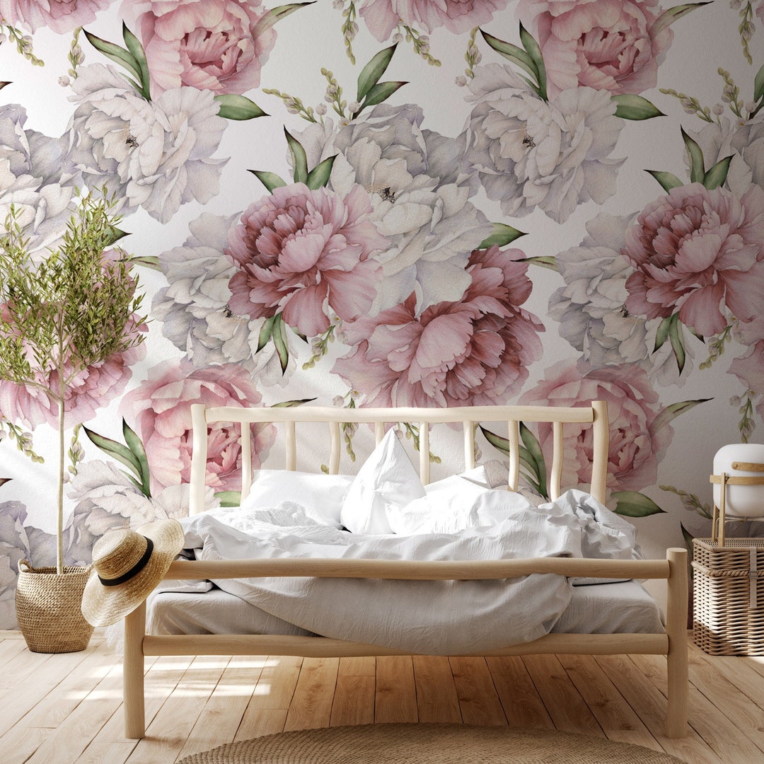 Peony Peel And Stick Wallpaper