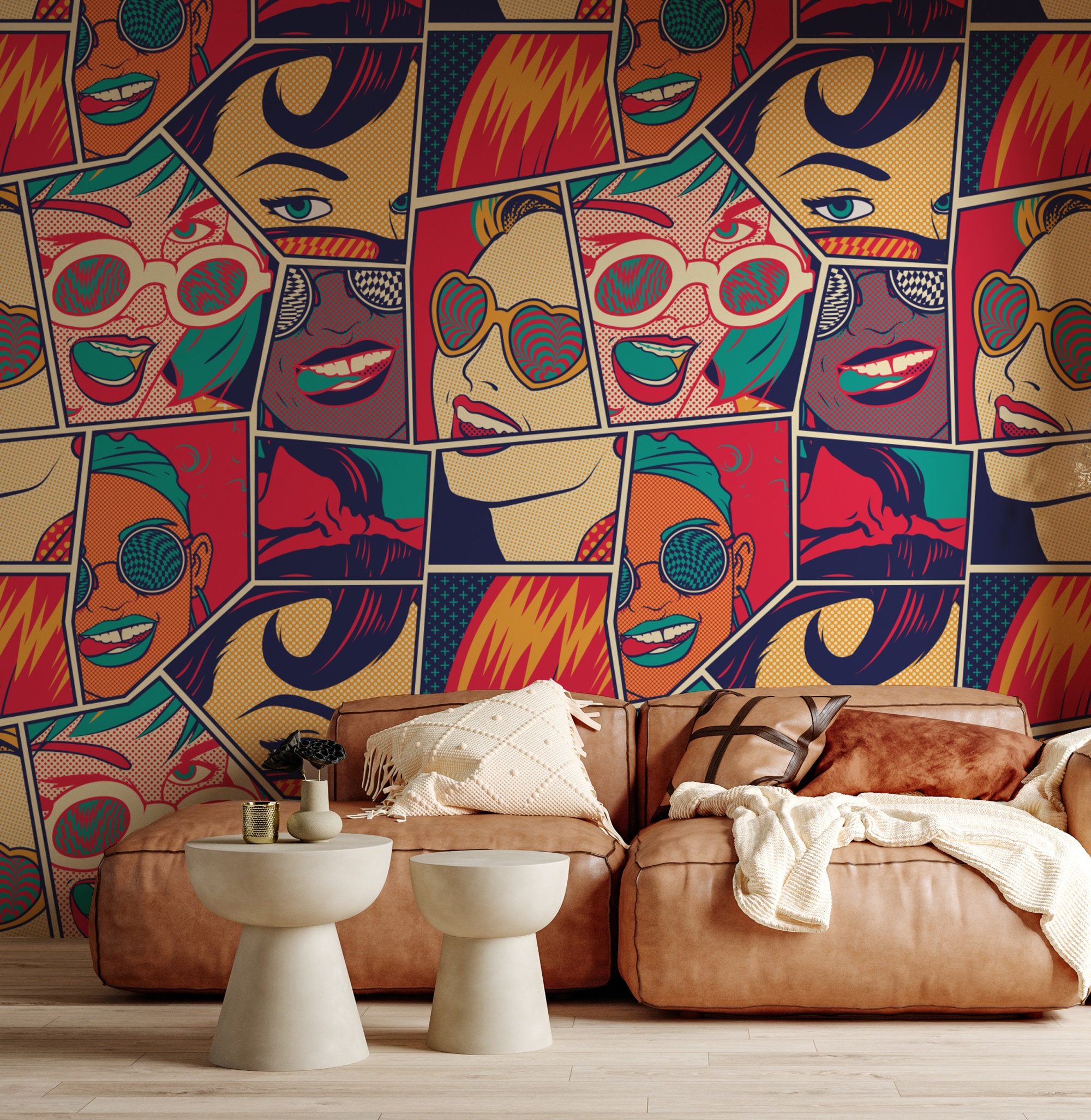 Retro Pop Art Wallpaper