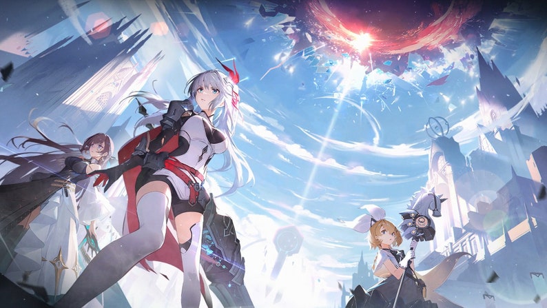 Higan: Eruthyll Anime Girls Waifus Looped Live Wallpaper for OBS (muted ...