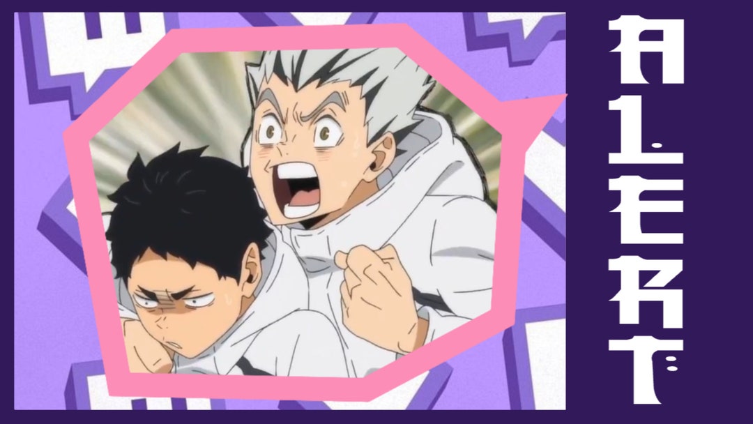 Anime Custom Twitch Alert - Etsy