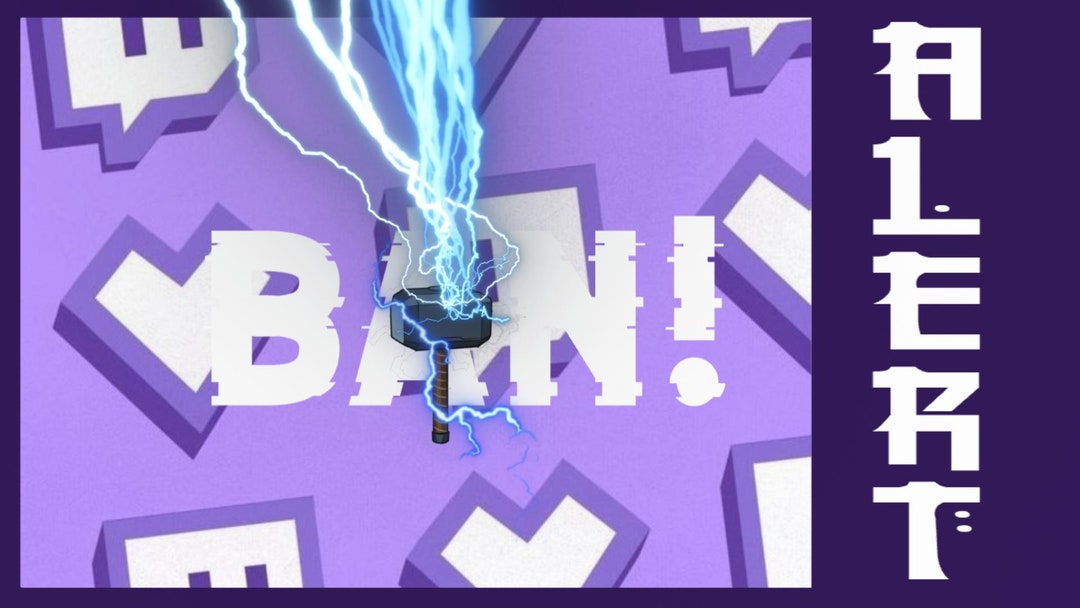 FULL SCREEN Ban Hammer Animation With Audio! - Etsy
