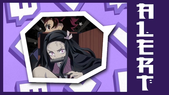Anime Twitch Alert Custom Anime Alert WITH AUDIO - Etsy