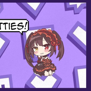 6 Pop Anime Twitch Alertz - (follower, Sub, Tips, Bits, Host, Raid ...