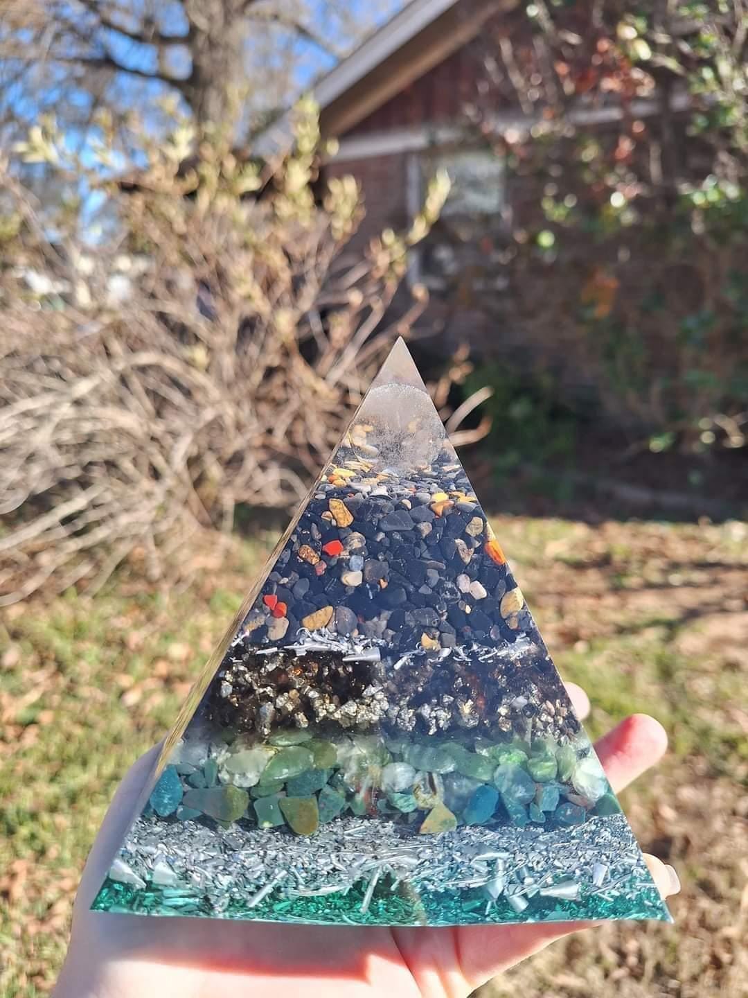 Medium Custom Orgonite Pyramid - Etsy