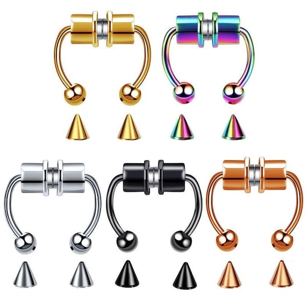 Magnetic Nose Ring - Etsy