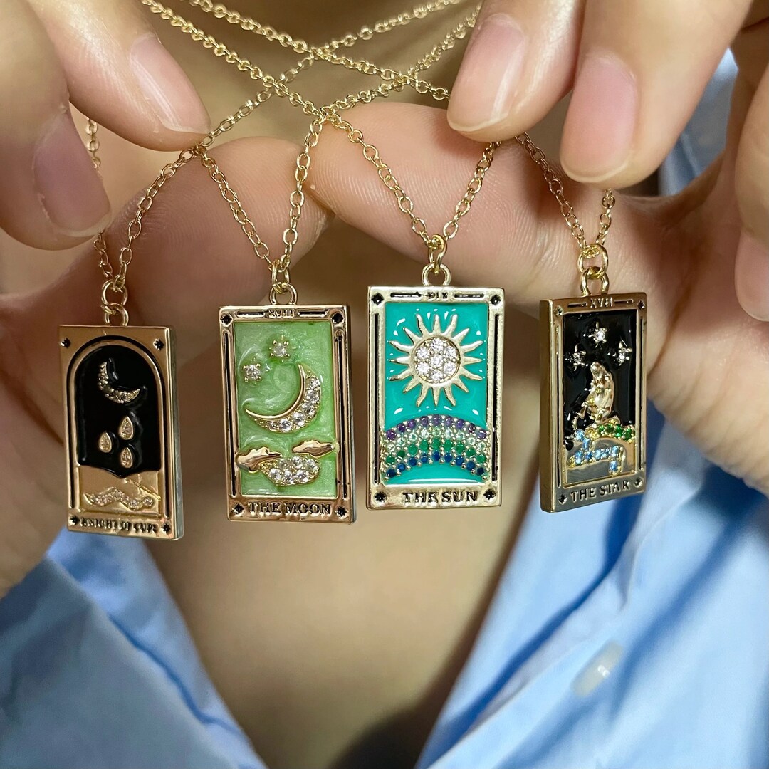 Tarot Deck Necklace Tarot Jewelry Gift for Women - Etsy