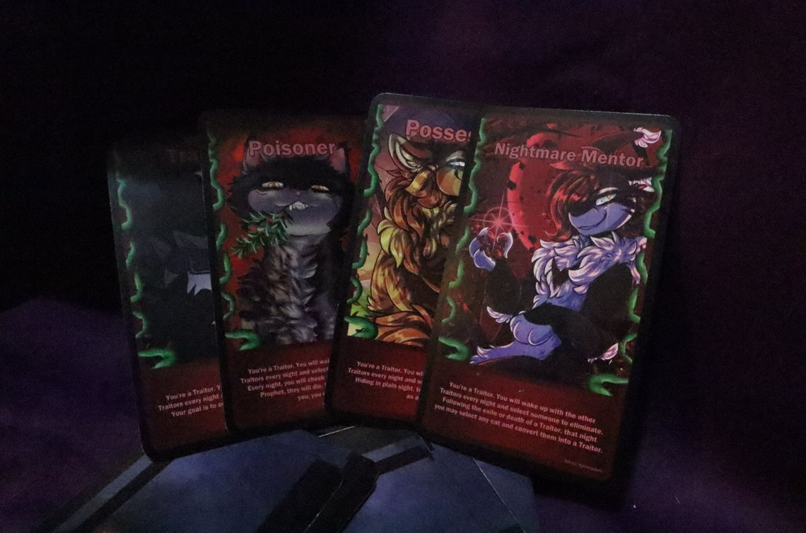 Warrior Cats Themed Trading Card Game the Hunt - Etsy