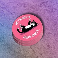 Cats Are Priceless, 3 Inch Round Vinyl Sticker - Etsy