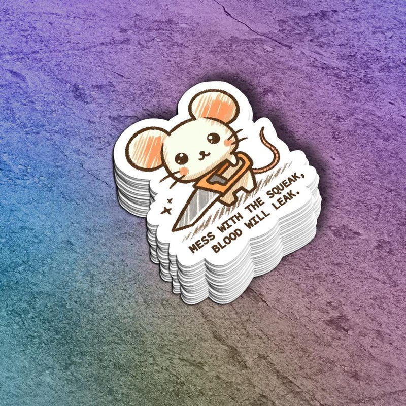 Mouse Hole Sticker - Etsy