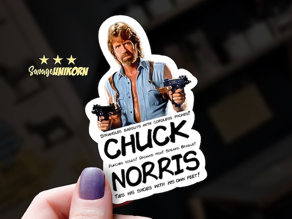 Chuck Norris Approved Sticker
