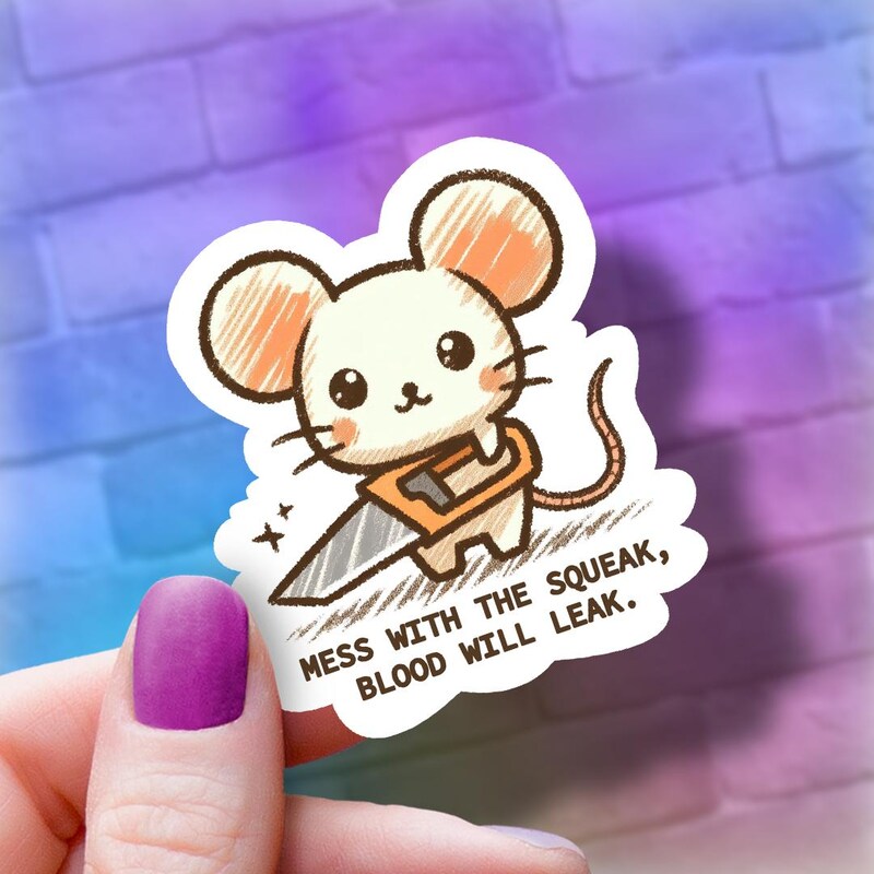 Mouse Hole Sticker - Etsy