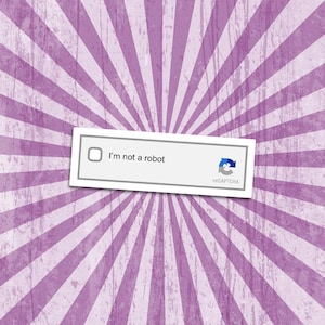 Recaptcha Sticker | Internet Security Decal | I Am Not a Robot | Funny ...