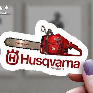 Retro Husqvarna Chainsaw Sticker Antique Chainsaw Logo Decal Vintage ...