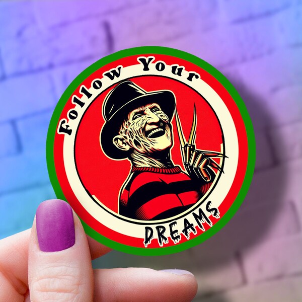 Freddy Krueger Sticker - Etsy