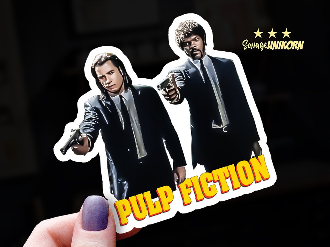 Pulp Fiction Sticker Vincent Vega and Jules Winfield Decal Movie Lover ...