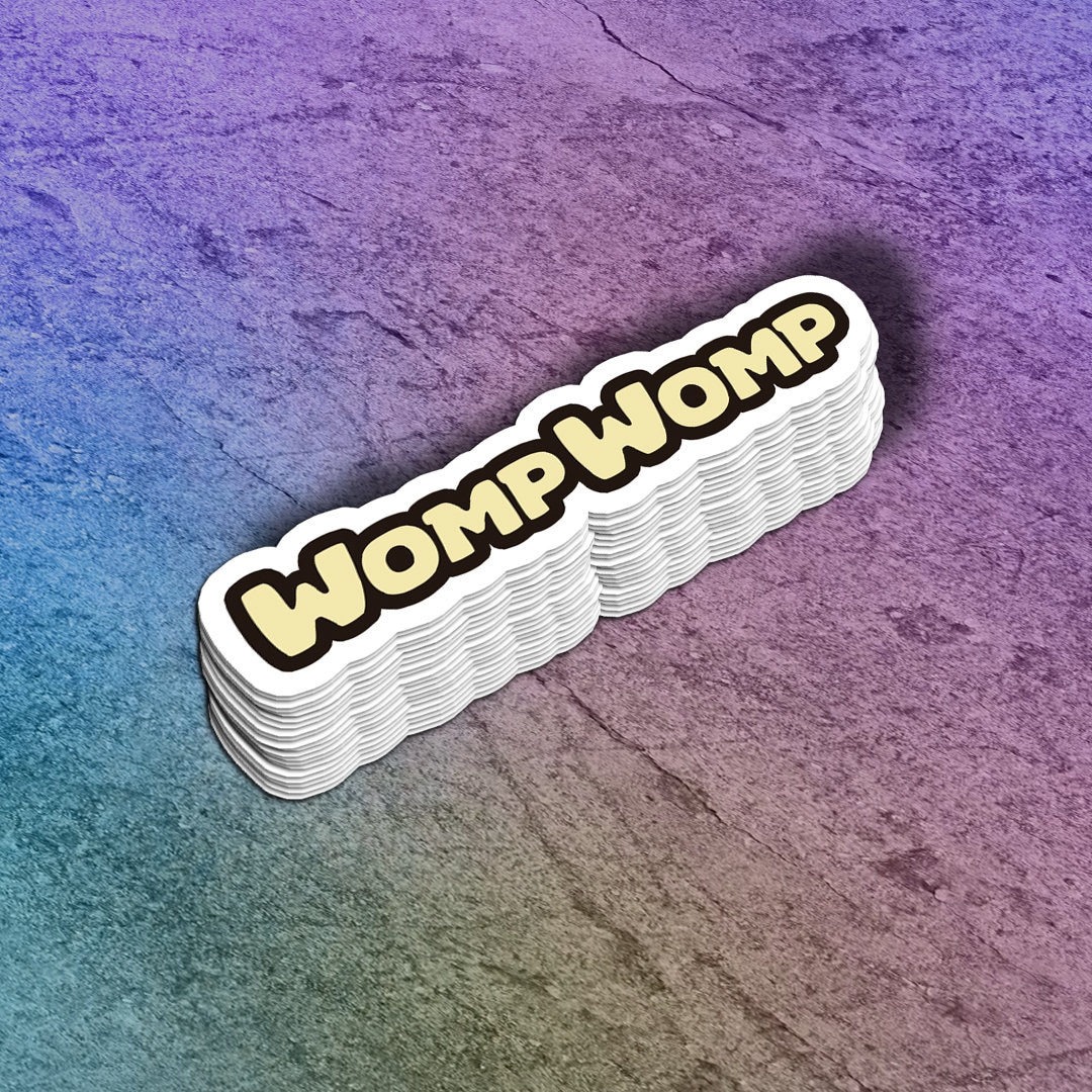 Womp Womp Sticker | Cute Sticker | Vinyl Sticker | Humorous Decal ...