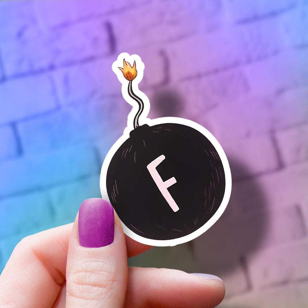 F-bomb Sticker - Etsy