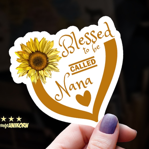Blessed Nana Decal - Etsy