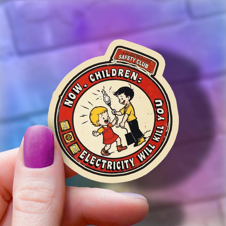 Electricity Will Kill You Sticker | Warning Safety Hazard Decal ...