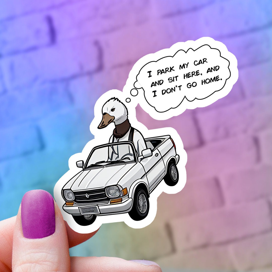 Depressed Duck so Sad Parked in His Car and Not Going Home | Bad ...