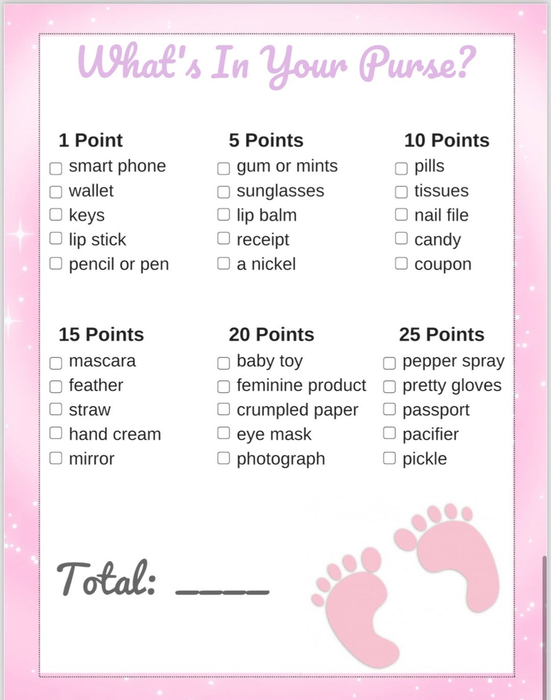 Girl Baby Shower Games - Etsy