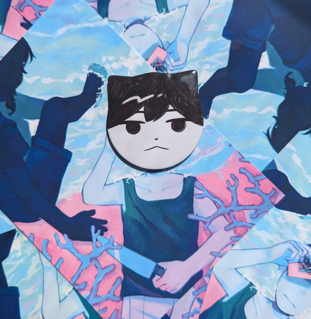 OMORI & MARI Cat-shaped Buttons Cute Game Gift - Etsy