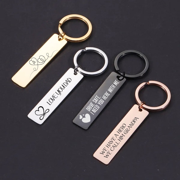Personalized Keychain - Etsy