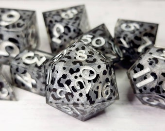 Snow Leopard Dice - Etsy