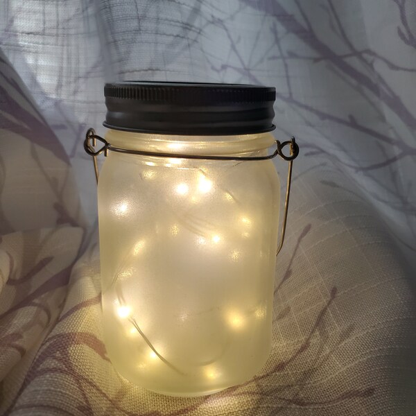 Solar Jar Lights - Etsy