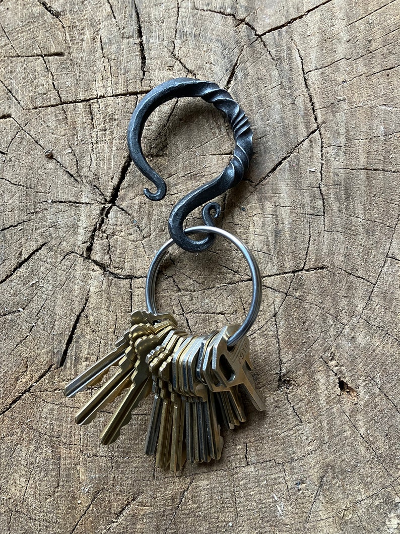 Forged Key Ring - Etsy