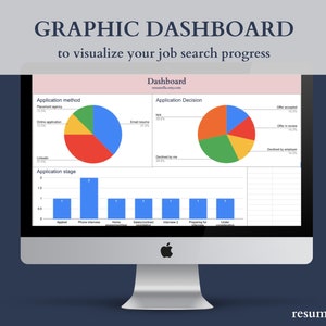 Job Search Tracker Spreadsheet & Interview Dashboard, Digital ...