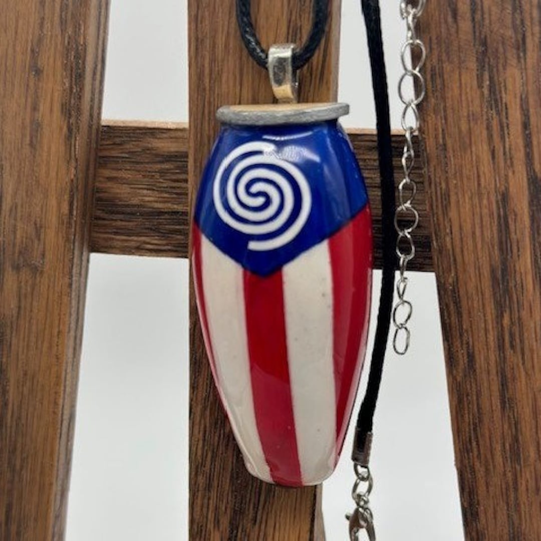 PR Pendant - PR Water Conga Flag - Etsy