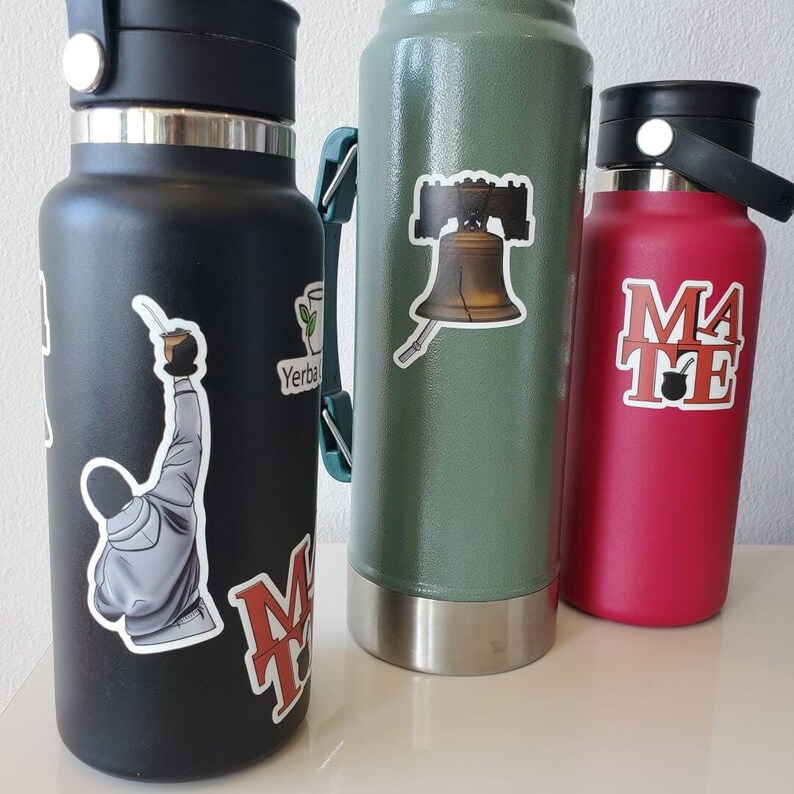 Yerba Mate Stickers 3 Pack 1 Rocky Sticker, 1 MATE Sticker, and 1 ...