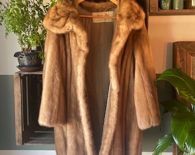 VTG Autumn Haze Real Mink Fur Coat - Etsy