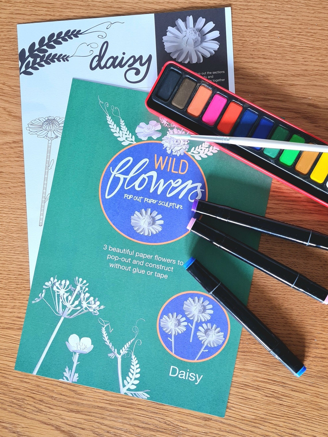 Pop Out Paper Flower Sculptures - Etsy