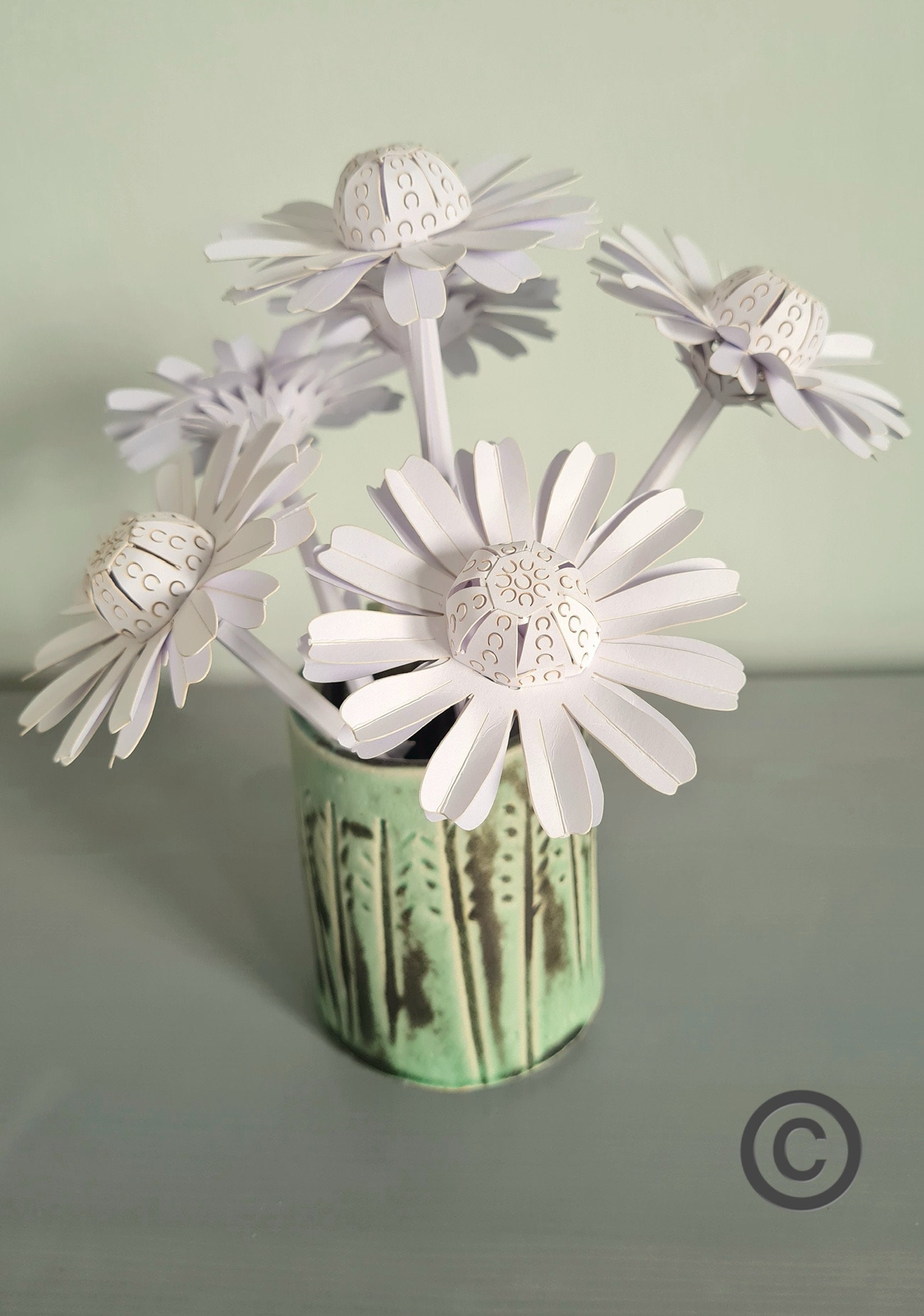 Pop Out Paper Flower Sculptures - Etsy