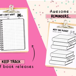 Funny PRINTABLE Reading Planner (cat)- Book Tracker - Reading Log ...