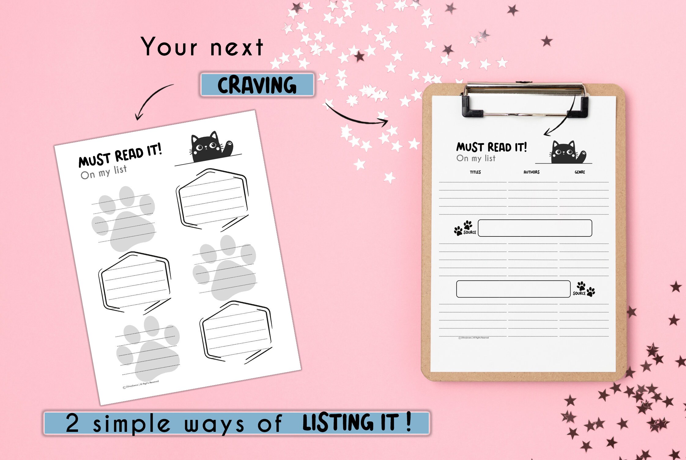 Funny PRINTABLE Reading Planner cat Book Tracker Reading Log Book ...