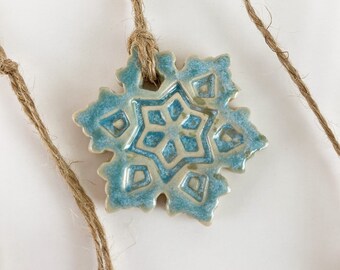 Ceramic Snowflake - Etsy
