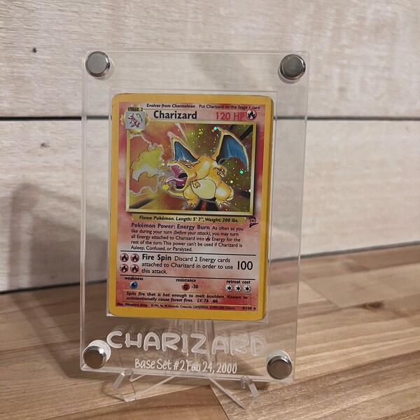 Trading Card Display Case - Etsy