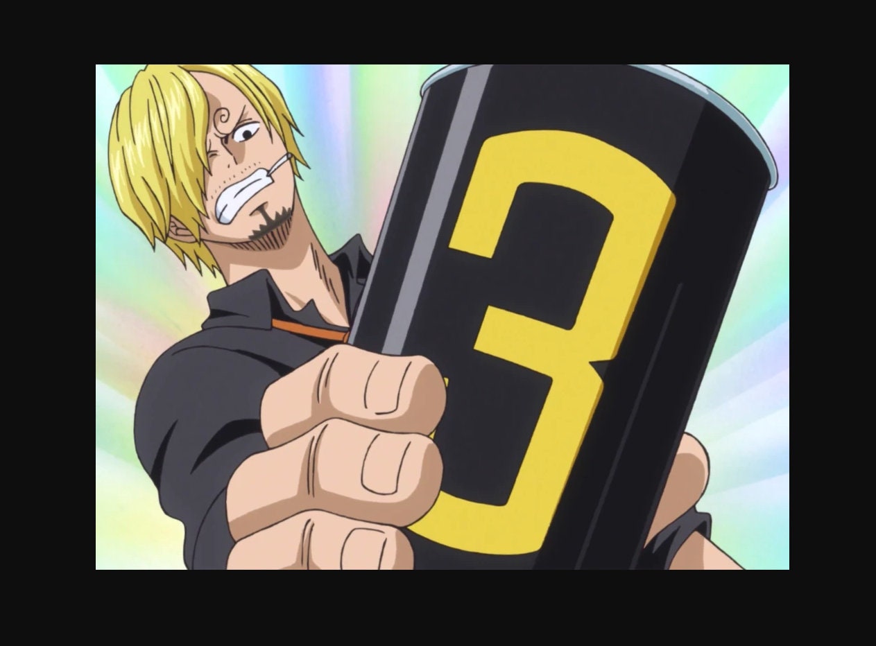 STL File: One Piece Inspired Sanji's Raid Suit Can - Etsy