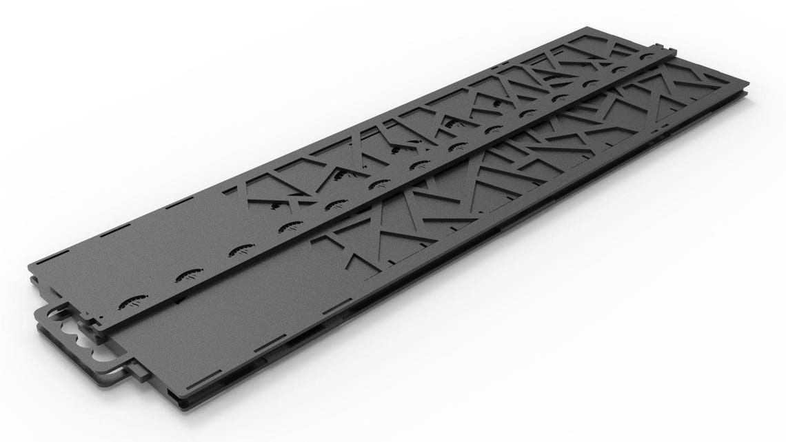 19-skewer Brazier DXF File: Laser Cut Barbecue Grill (4mm Steel) - Etsy